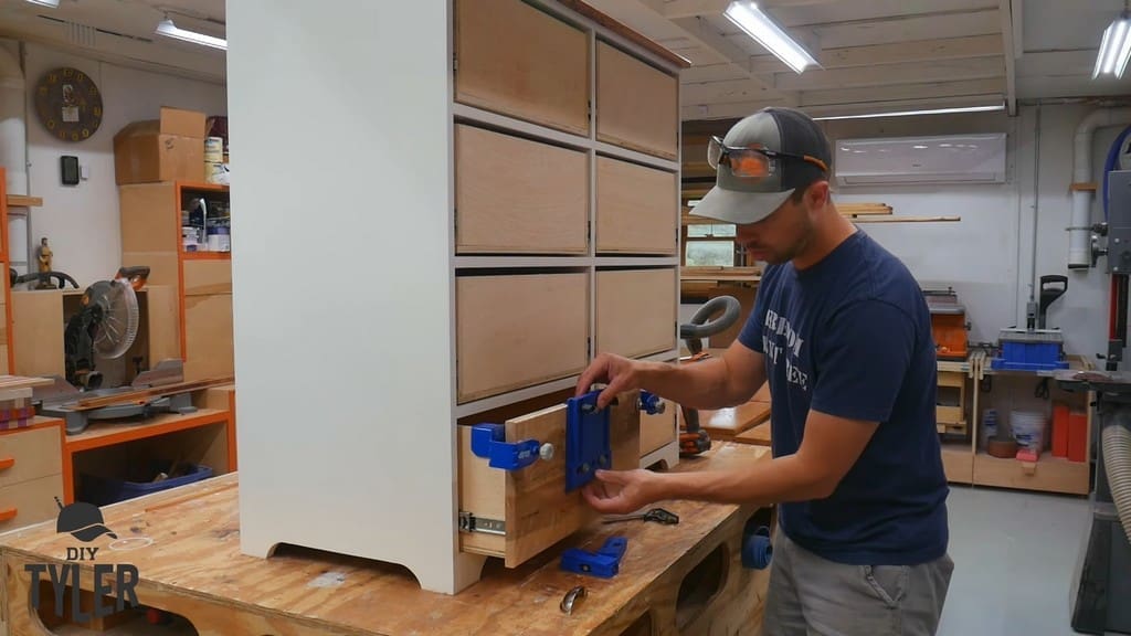 installing false drawer fronts